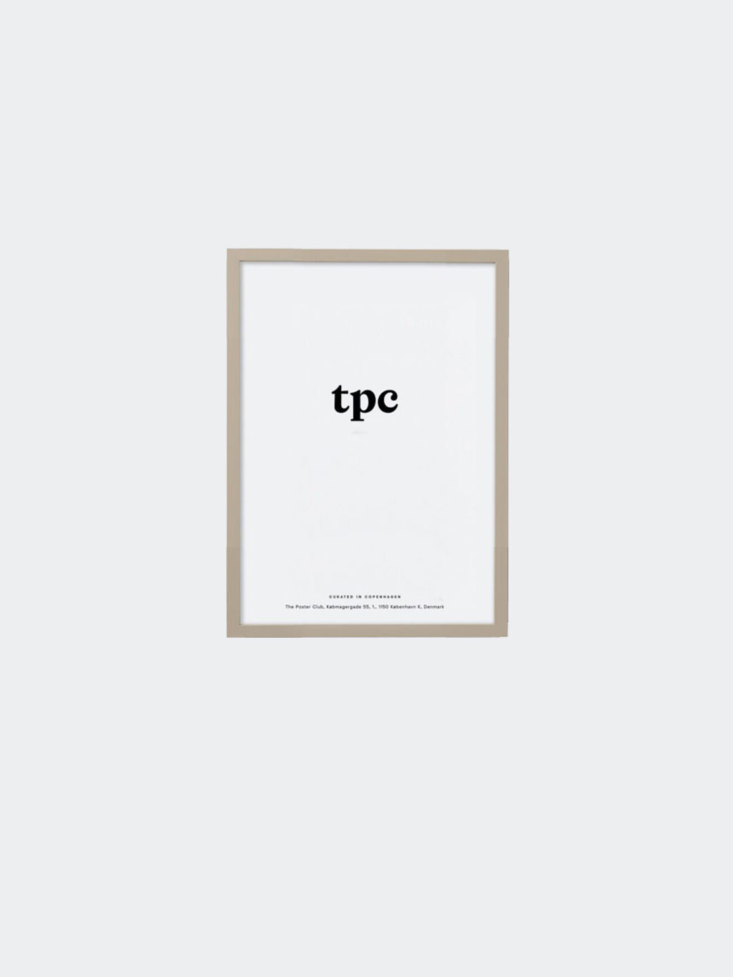 Beige Wood Frame 30x40 - The Poster Club