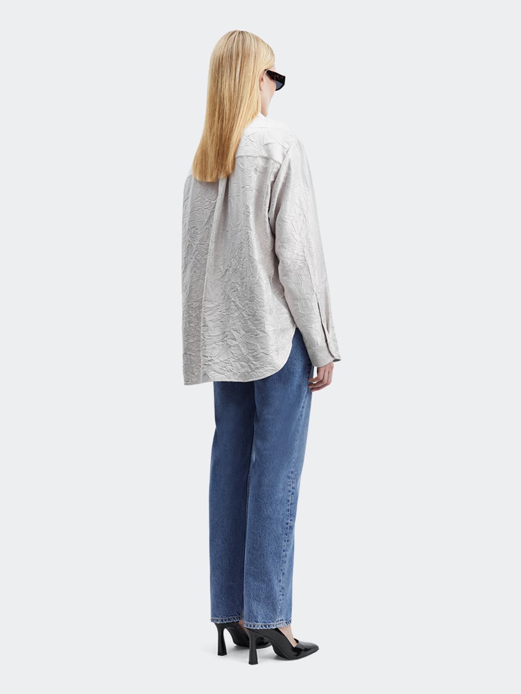 Alfrida Shirt Warm Silver - Samsøe & Samsøe