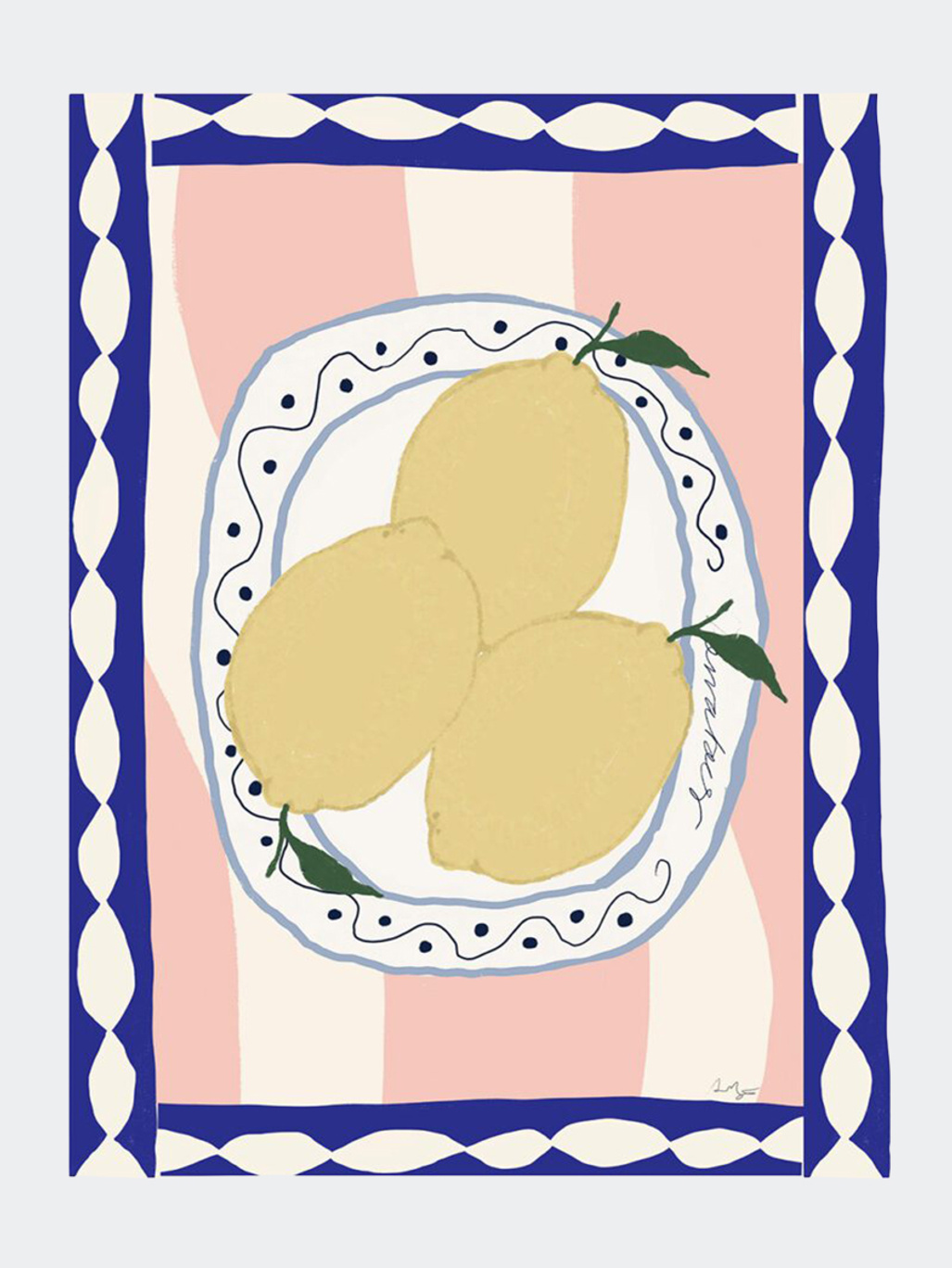 Anna Morner - Wavy Table - The Poster Club
