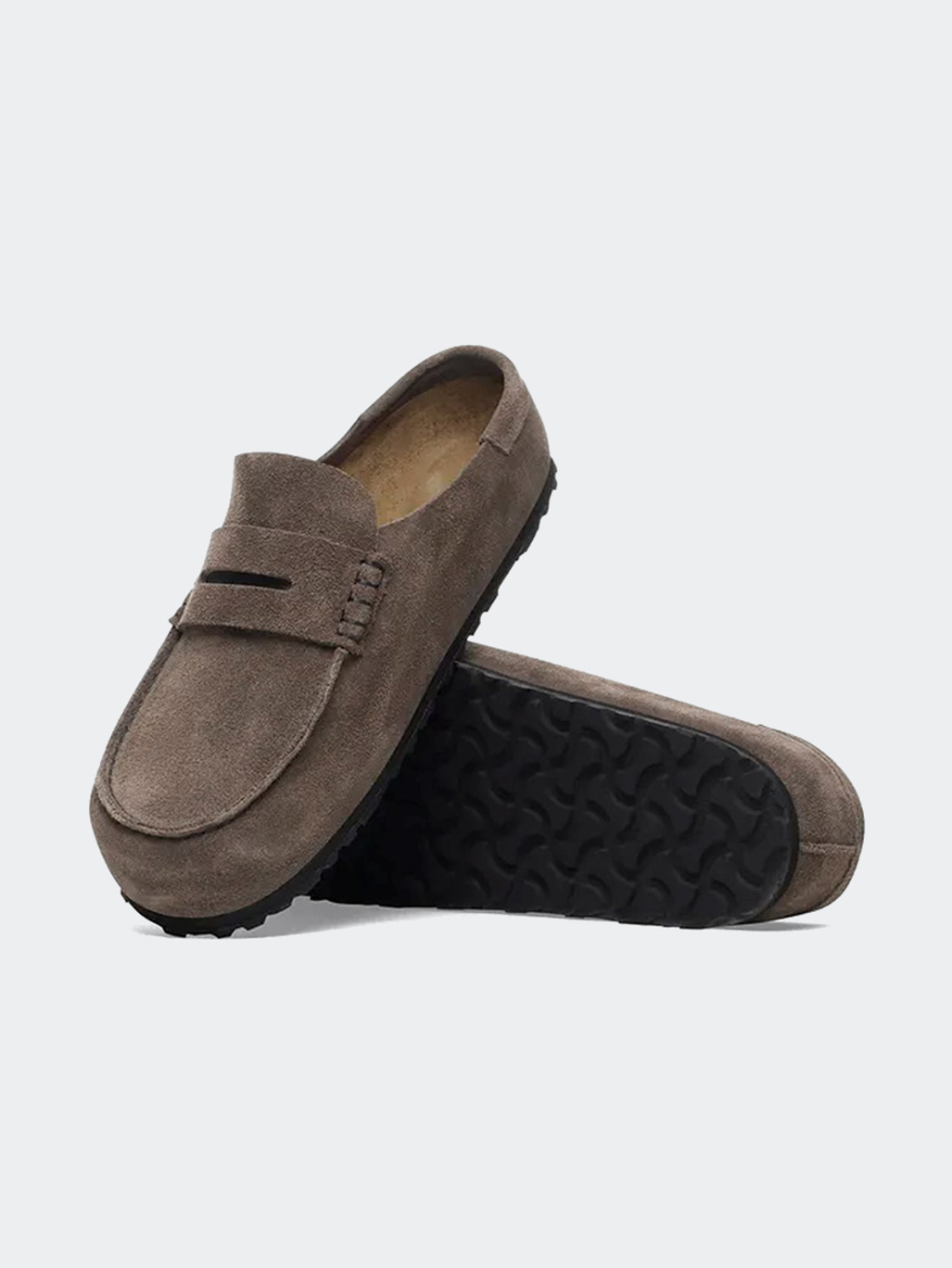 Naples Wrapped LEVE Concrete Gray BG - Birkenstock